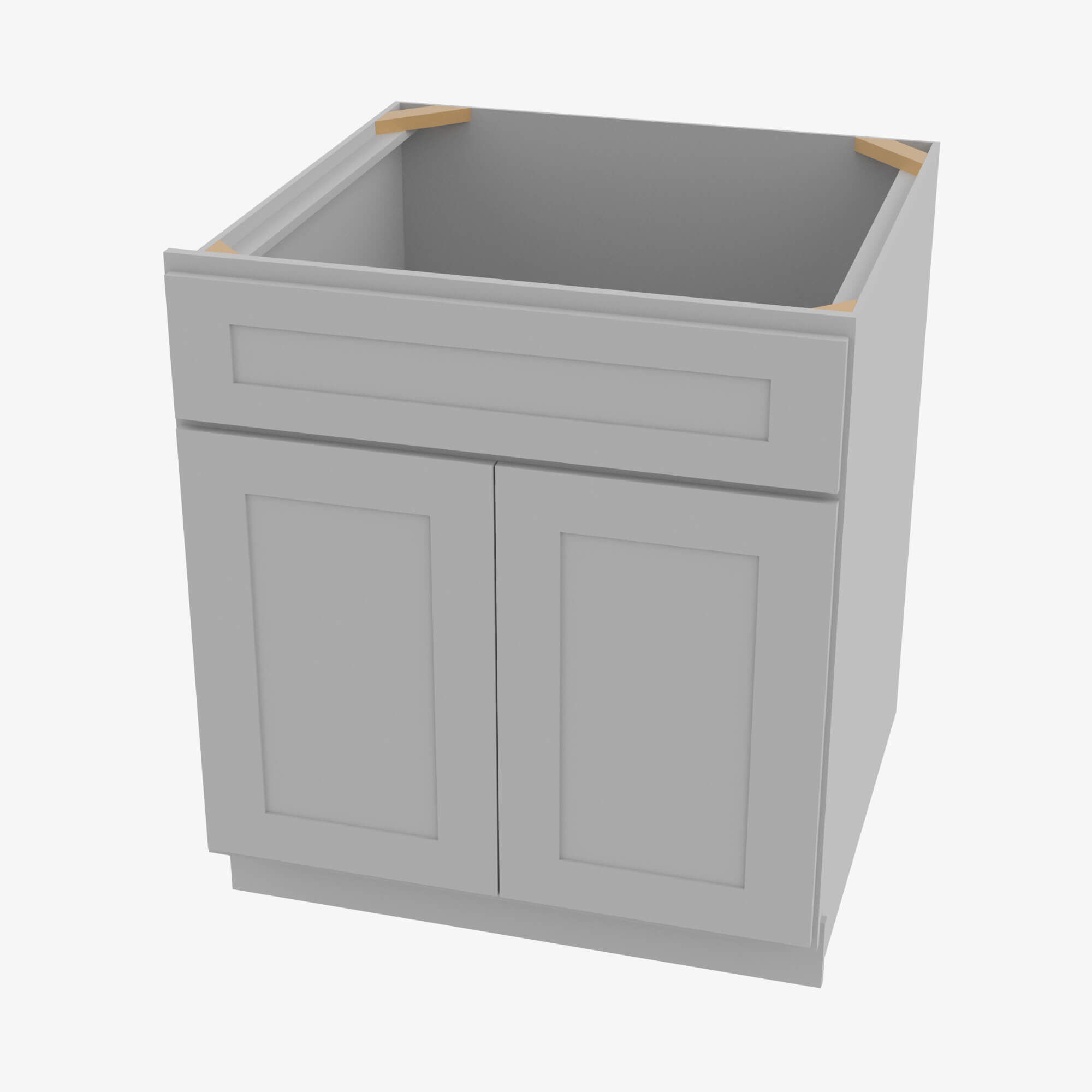 AB-SB27B Double Door 27 Inch Sink Base Cabinet | Lait Grey Shaker ...