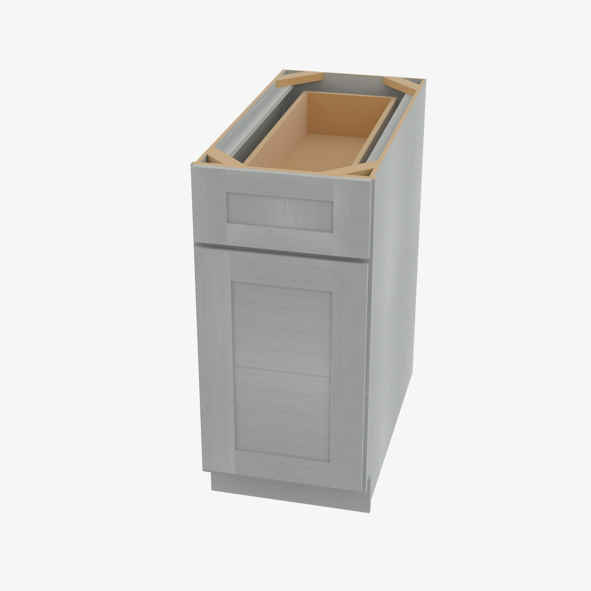 AN-B12 Single Door Cabinets 12 Inch Base Cabinet | Nova Light Grey ...