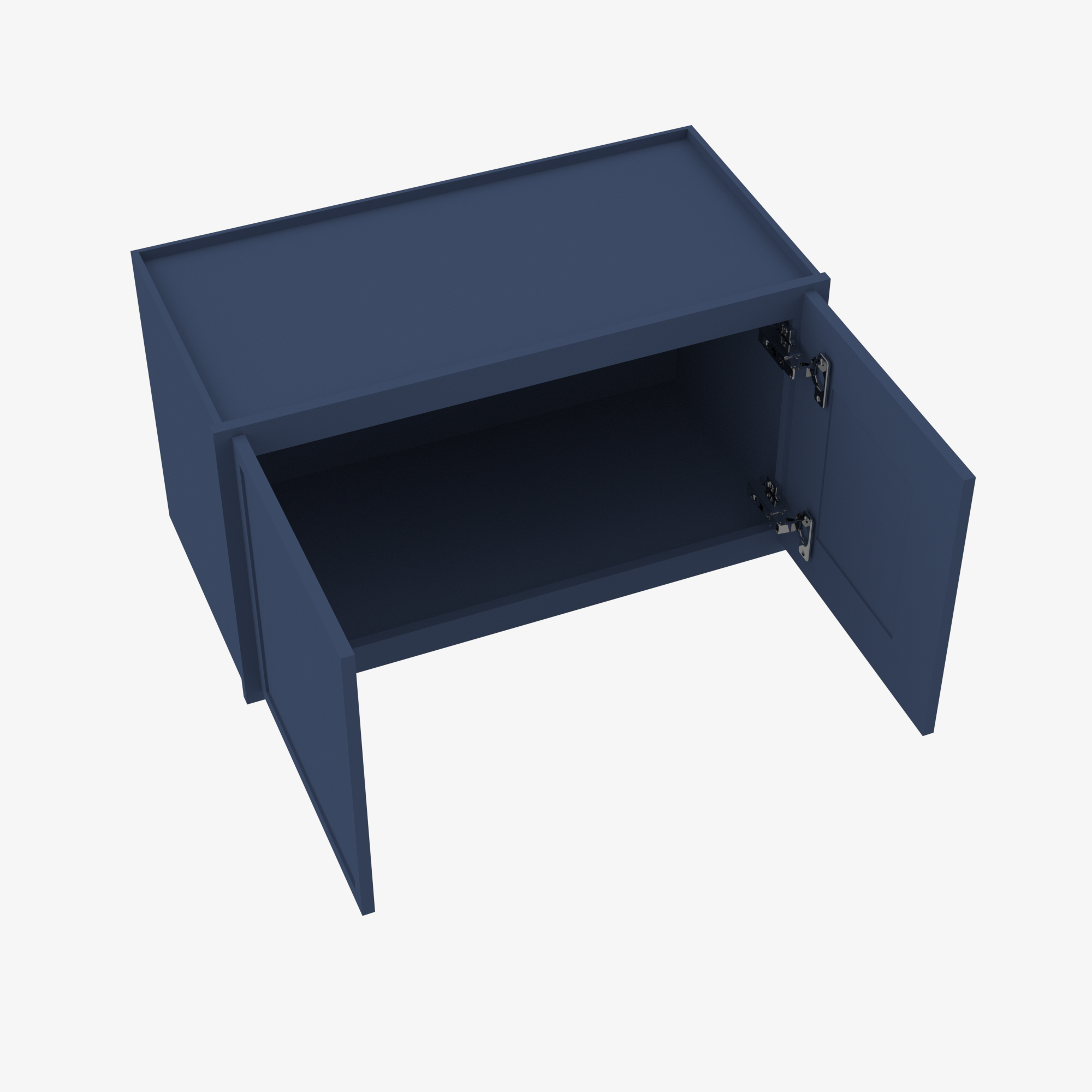 PD-W3312B Double Door 33 Inch Wall Cabinet | Petit Blue - House Of Cabinet