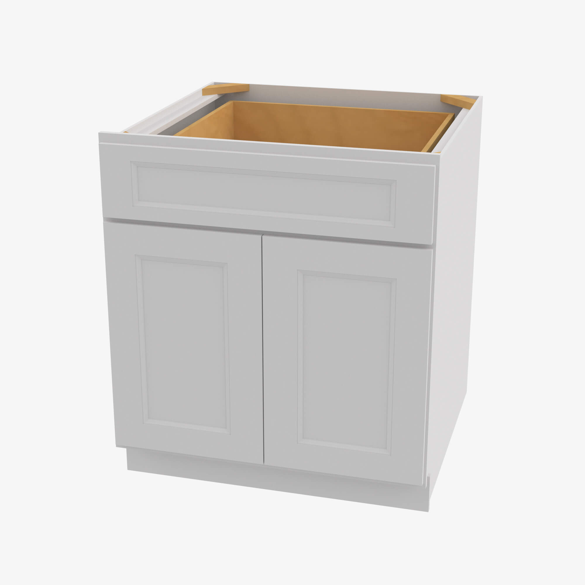 TW-B27B Double Door 27 Inch Base Cabinet | Uptown White - House Of Cabinet