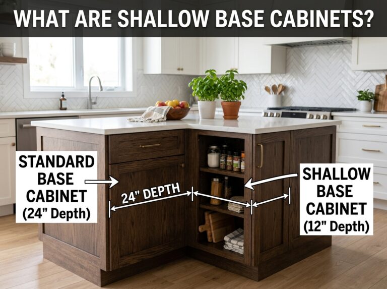 Shallow Base Cabinets: Smart Solutions for Tight Kitchens
