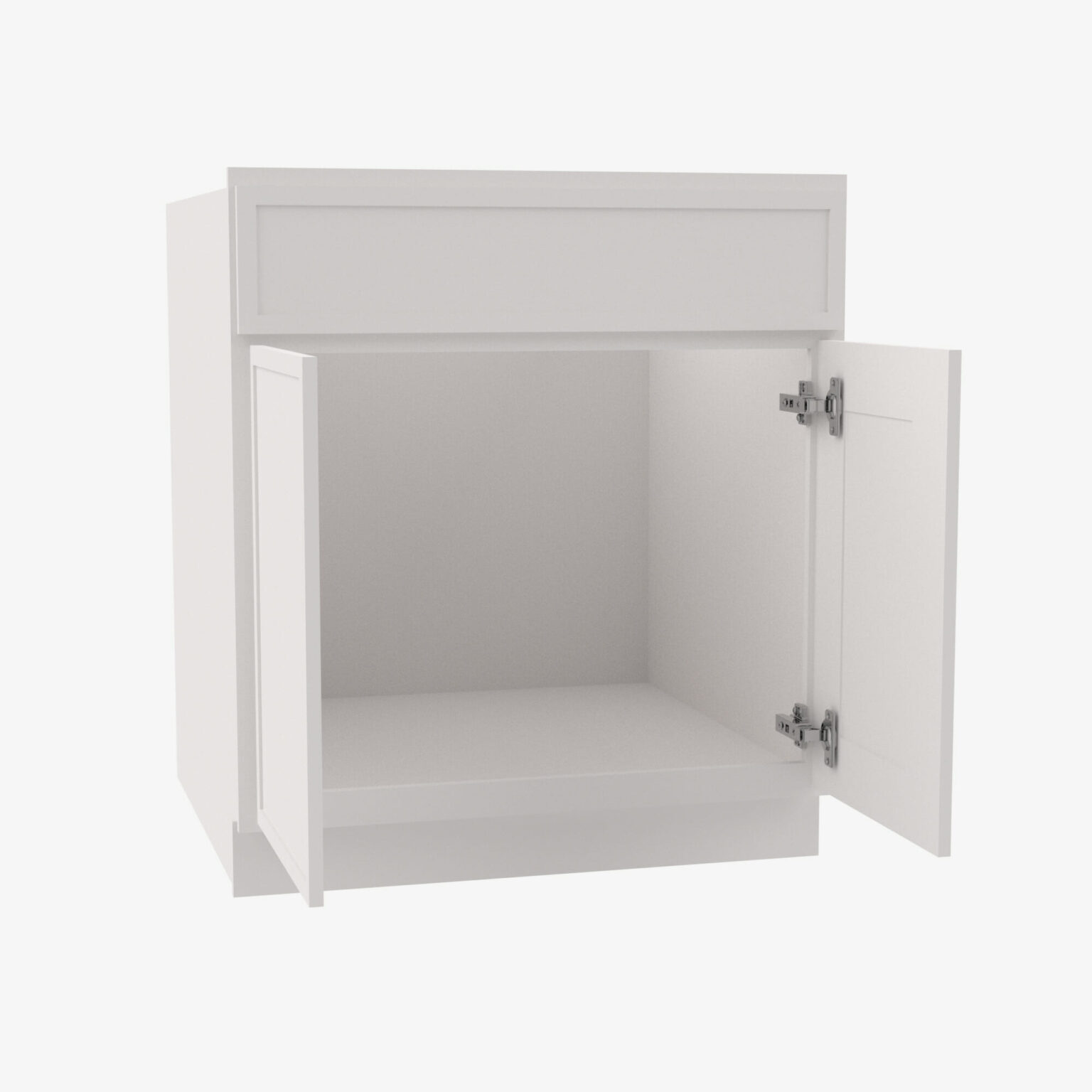 PW-SB27B Double Door 27 Inch Sink Base Cabinet | Petit White - House Of ...